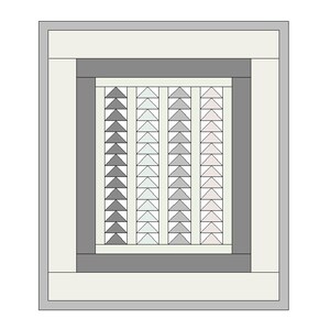 Mini Quilt Pattern With FPP Printables - in Flight 13" X 15". - Etsy Canada