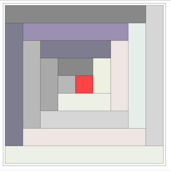 Log Cabin Pattern - Etsy