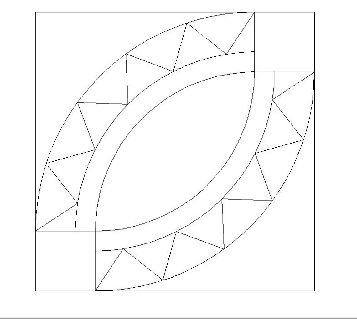 Pickle Dish Variation, 7" Printable Block. Foundation Paper Piecing ...