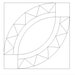 Pickle Dish Variation, 7" Printable Block. Foundation Paper Piecing ...