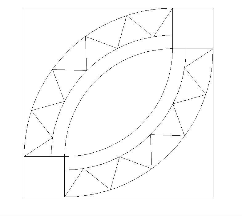Pickle Dish Variation, 7" Printable Block. Foundation Paper Piecing ...