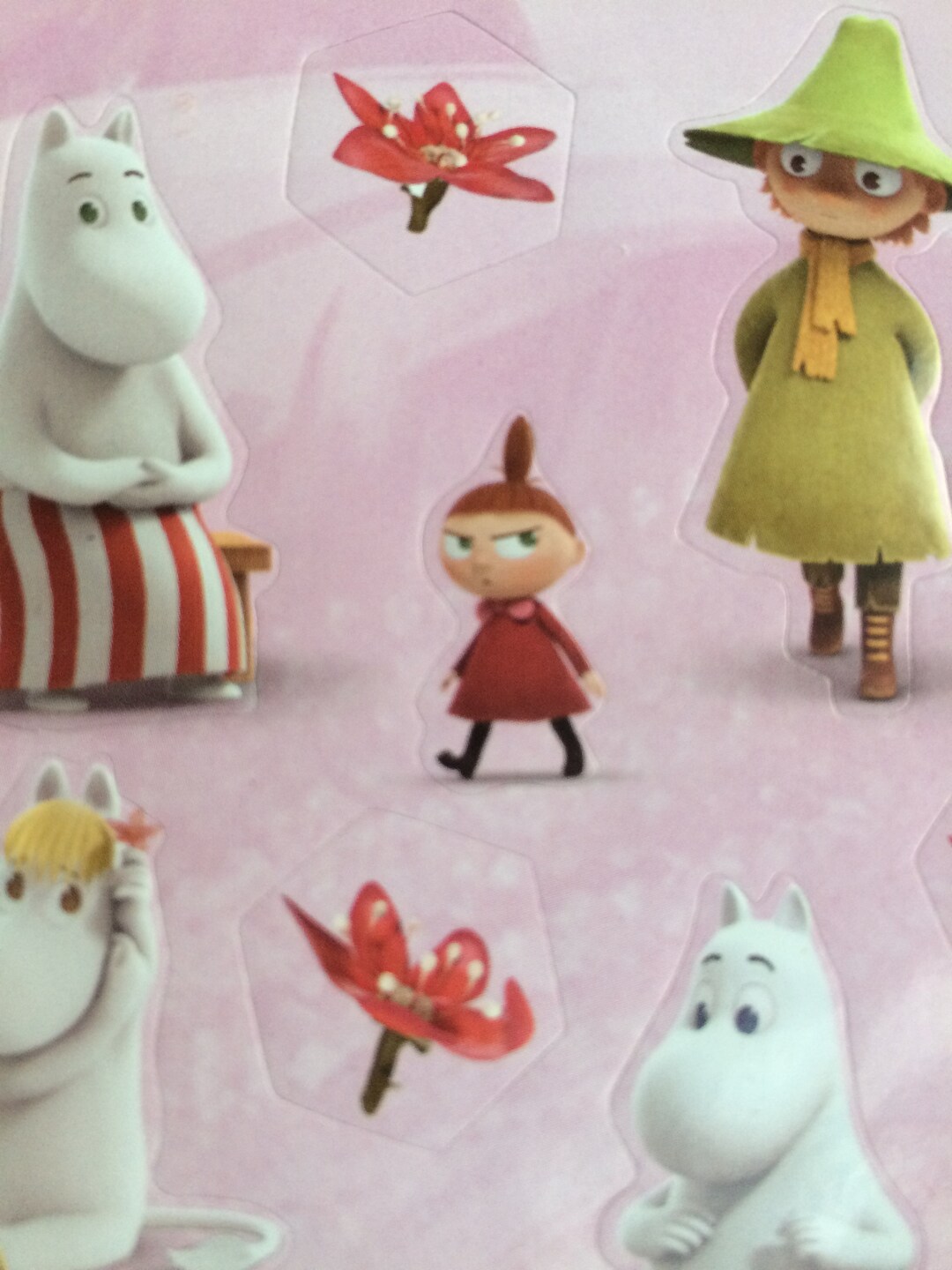 Sticker Sheet of Moomin Characters. Glossy Finish - Etsy