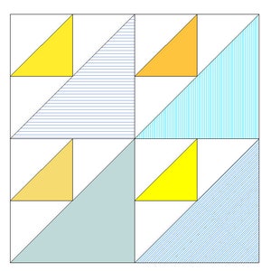 Quilt Pattern Based on the Aircraft Block 65" X 81". Including ...