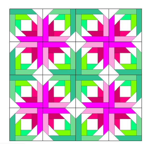 Pineapple Paper Pieced Pattern - Etsy