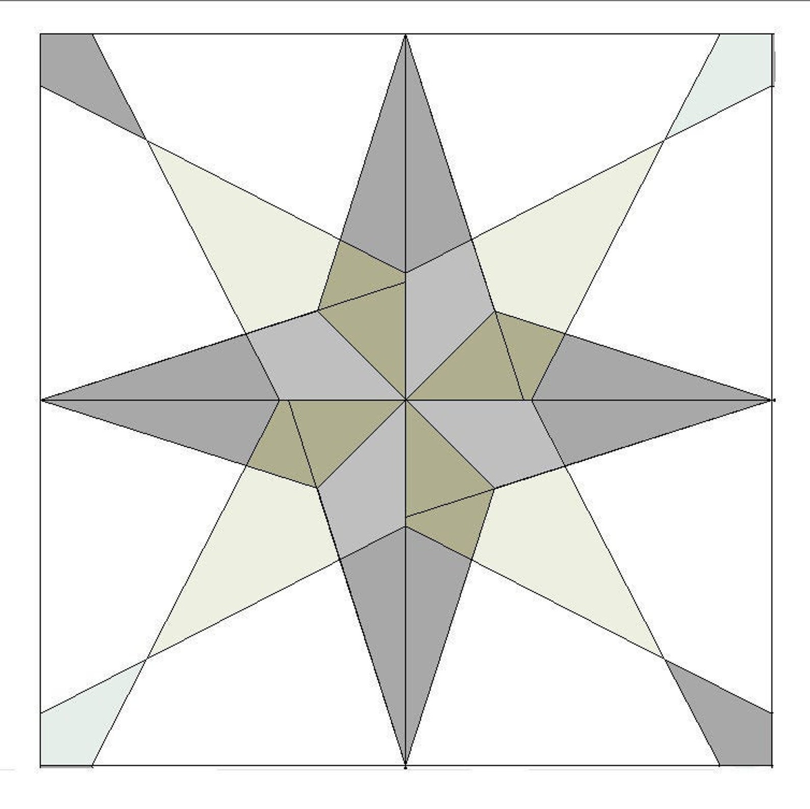 12 Star Block Pattern. Foundation Paper Piecing. - Etsy