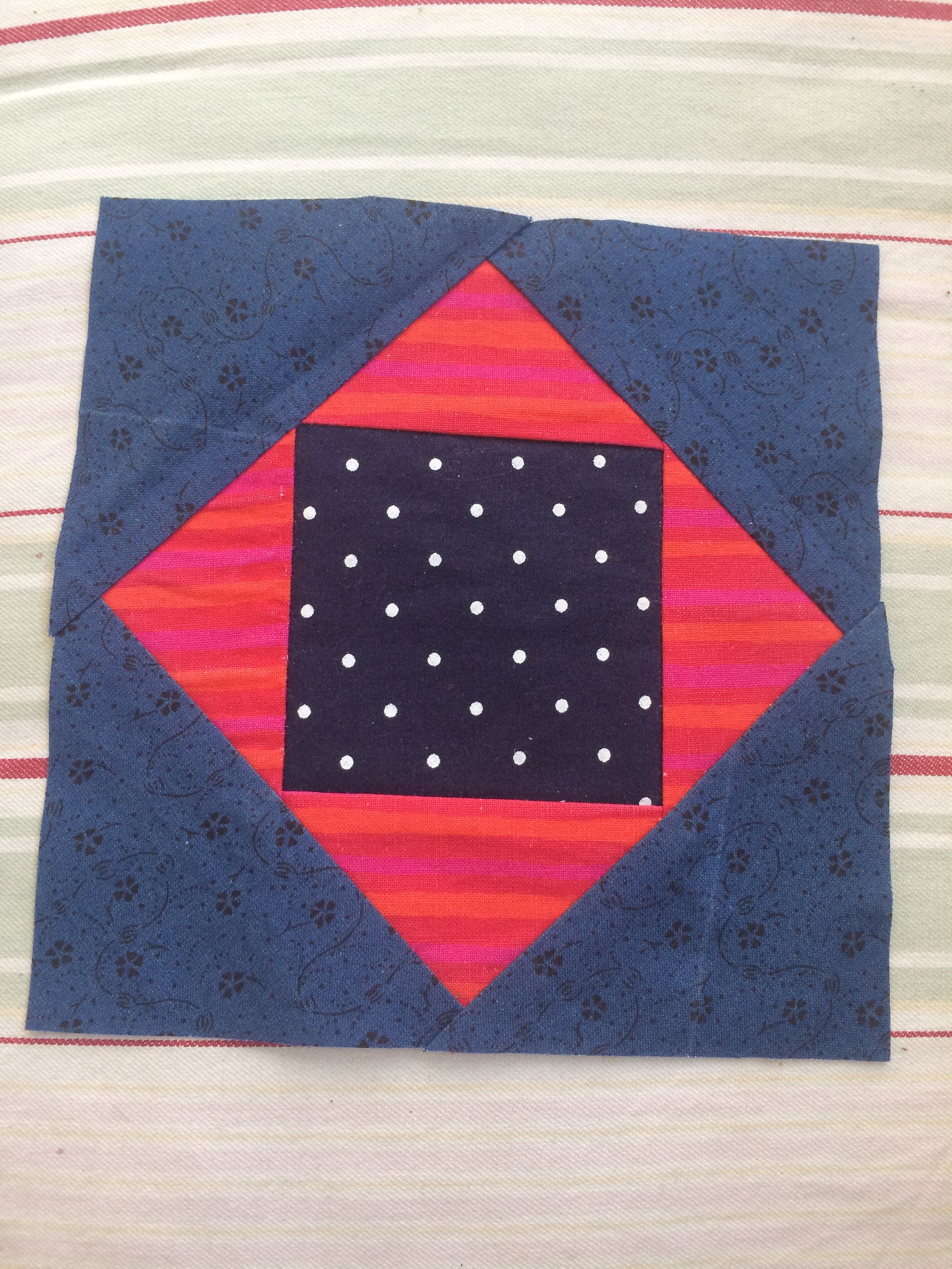 Economy Block PDF BIG 12" Paper Piecing Pattern, Printable. Beginner ...