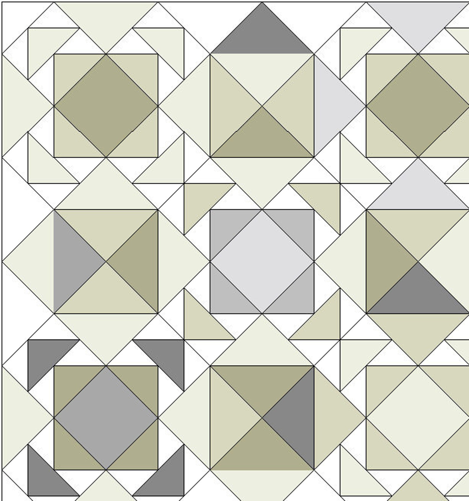 Easy Quilt Pattern With FPP Printables Ripples 5 Sizes. - Etsy