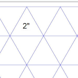 EPP. Equilateral Triangle 2", Printable PDF Templates. - Etsy
