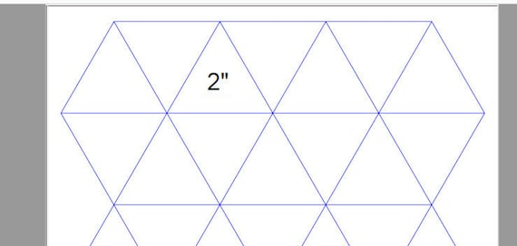 Triangle Template Printable