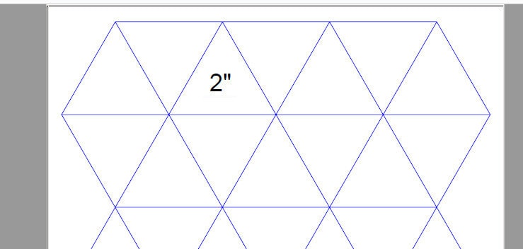EPP. Equilateral Triangle 2", Printable PDF Templates. - Etsy UK