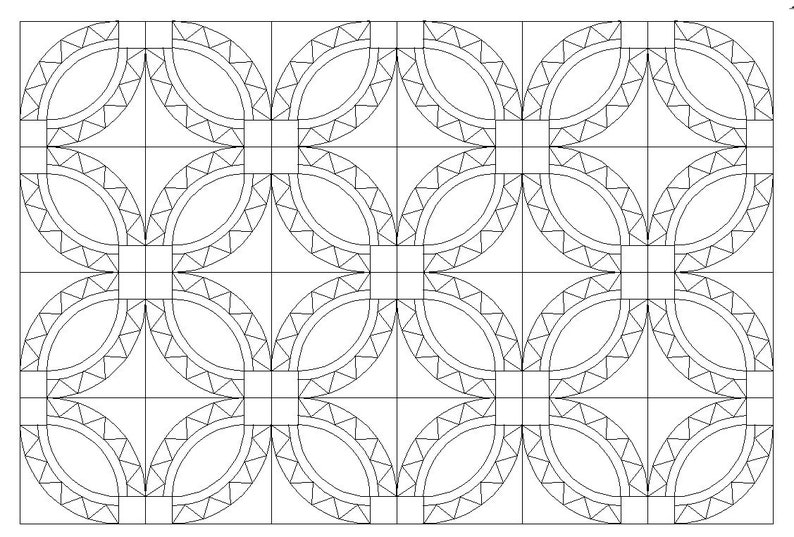 Pickle Dish Variation, 7" Printable Block. Foundation Paper Piecing ...