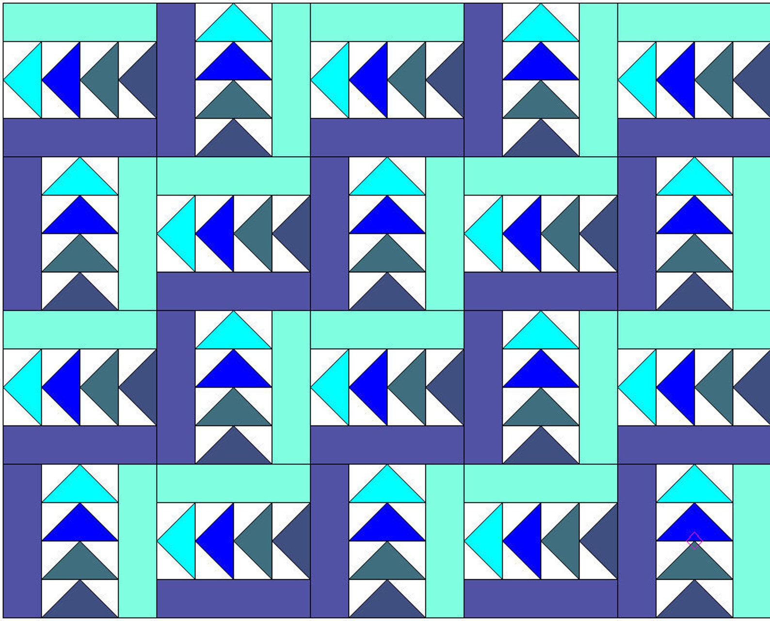 6 Flying Geese Block Paper Piecing Pattern Printable - Etsy