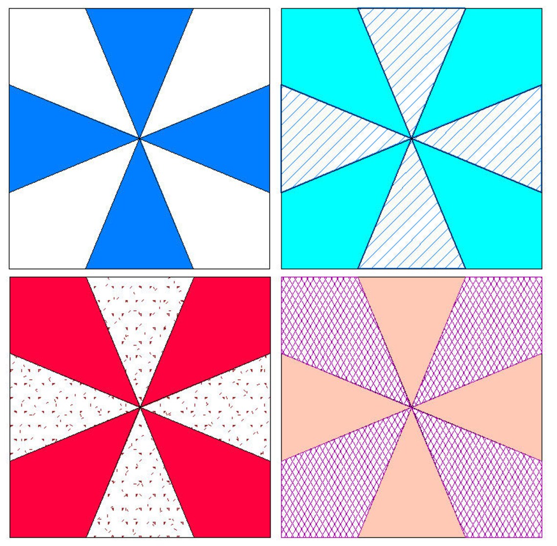 Easy Windmill Block. Four Sizes 4 5. 6 and - Etsy