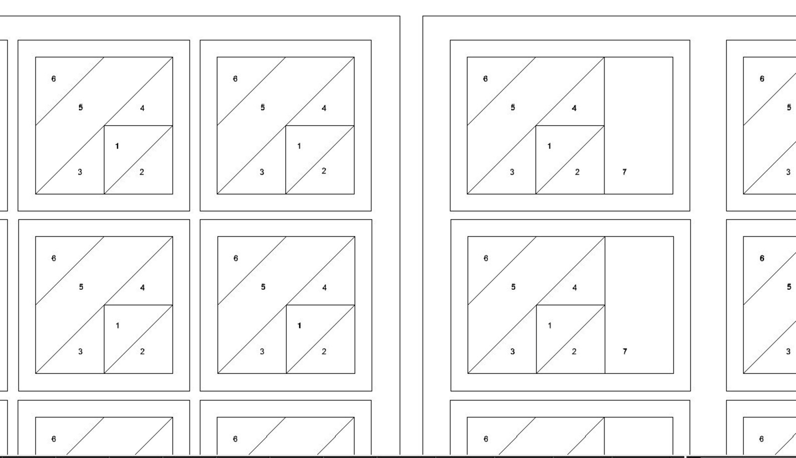 Mini 3" Printable PDF. Scrap Buster. Foundation Paper Piecing Pattern ...