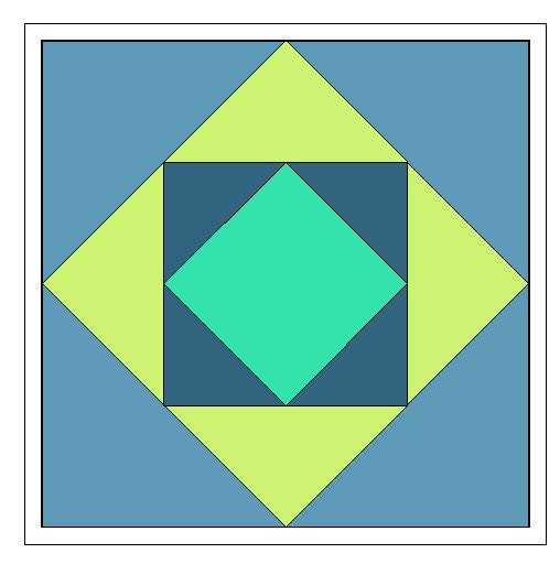 Economy Block PDF BIG 12" Paper Piecing Pattern, Printable. Beginner ...