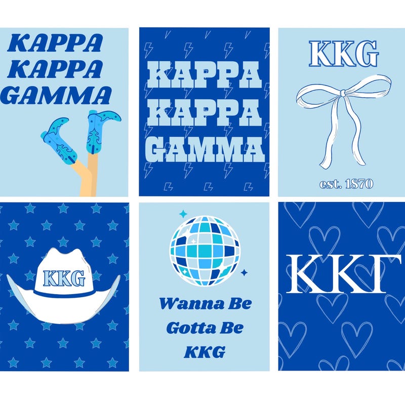Kappa Kappa Gamma Wall Decor - Etsy