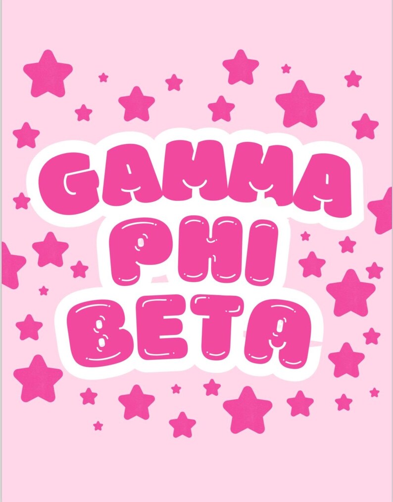 Gamma Phi Beta Wall Prints - Etsy