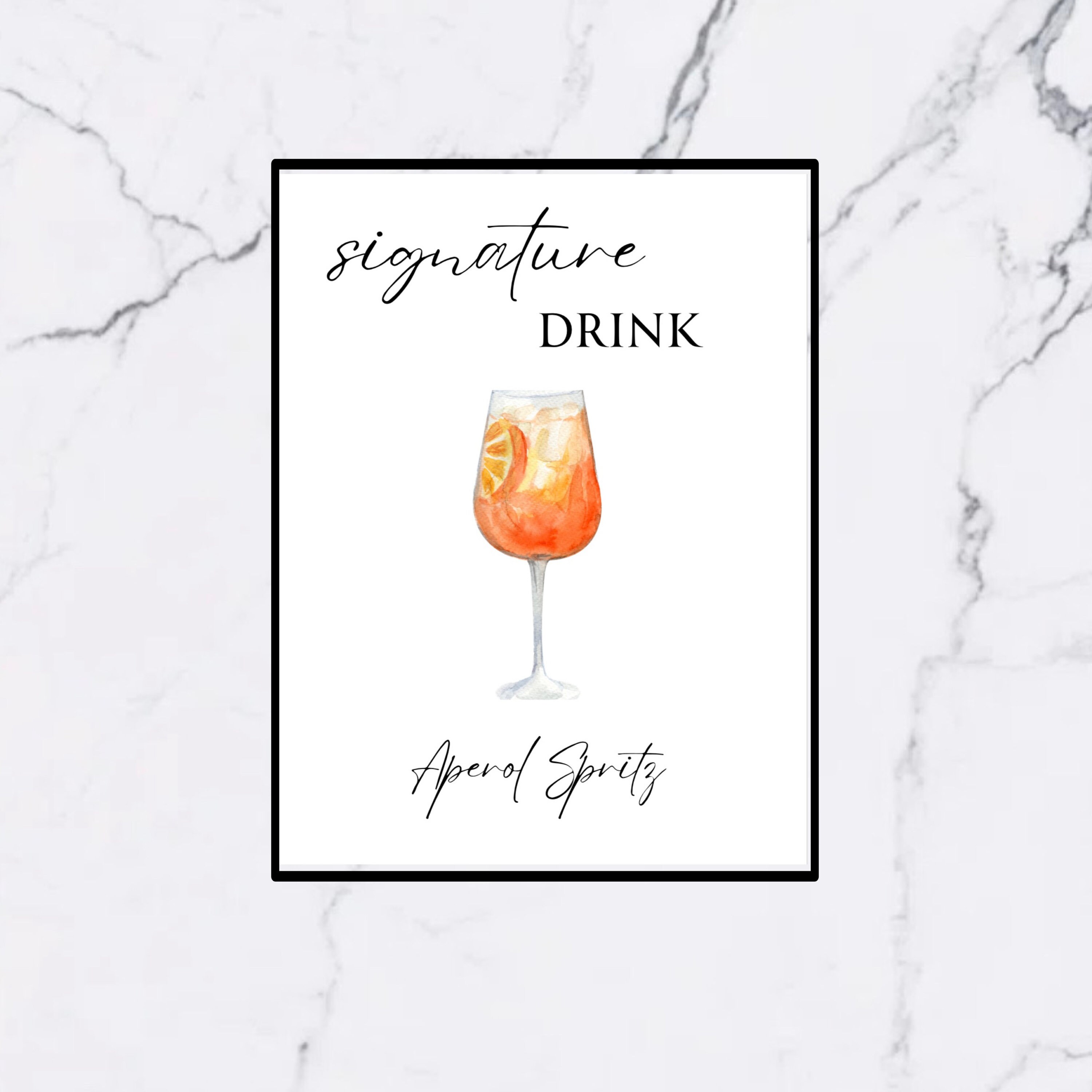 10 Signature Drink Bar Signs - Etsy