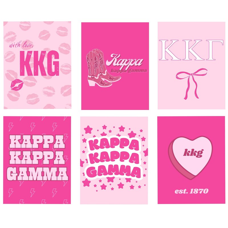 Kappa Kappa Gamma Wall Decor - Etsy