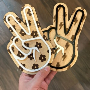 Nursery Sign, Peace Sign - Etsy