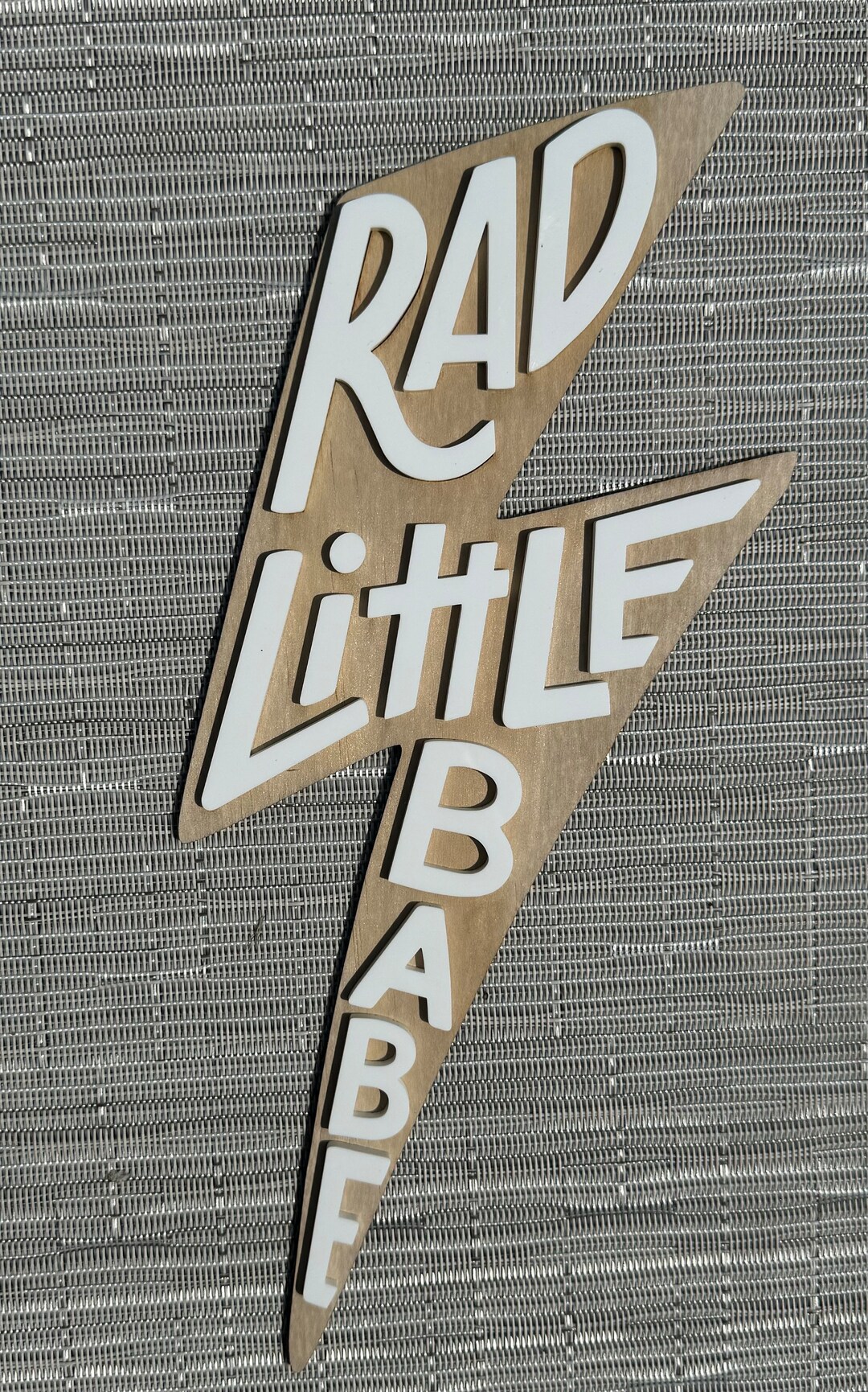 Rad Little Babe | Rad Sign | Baby Nursery - Etsy