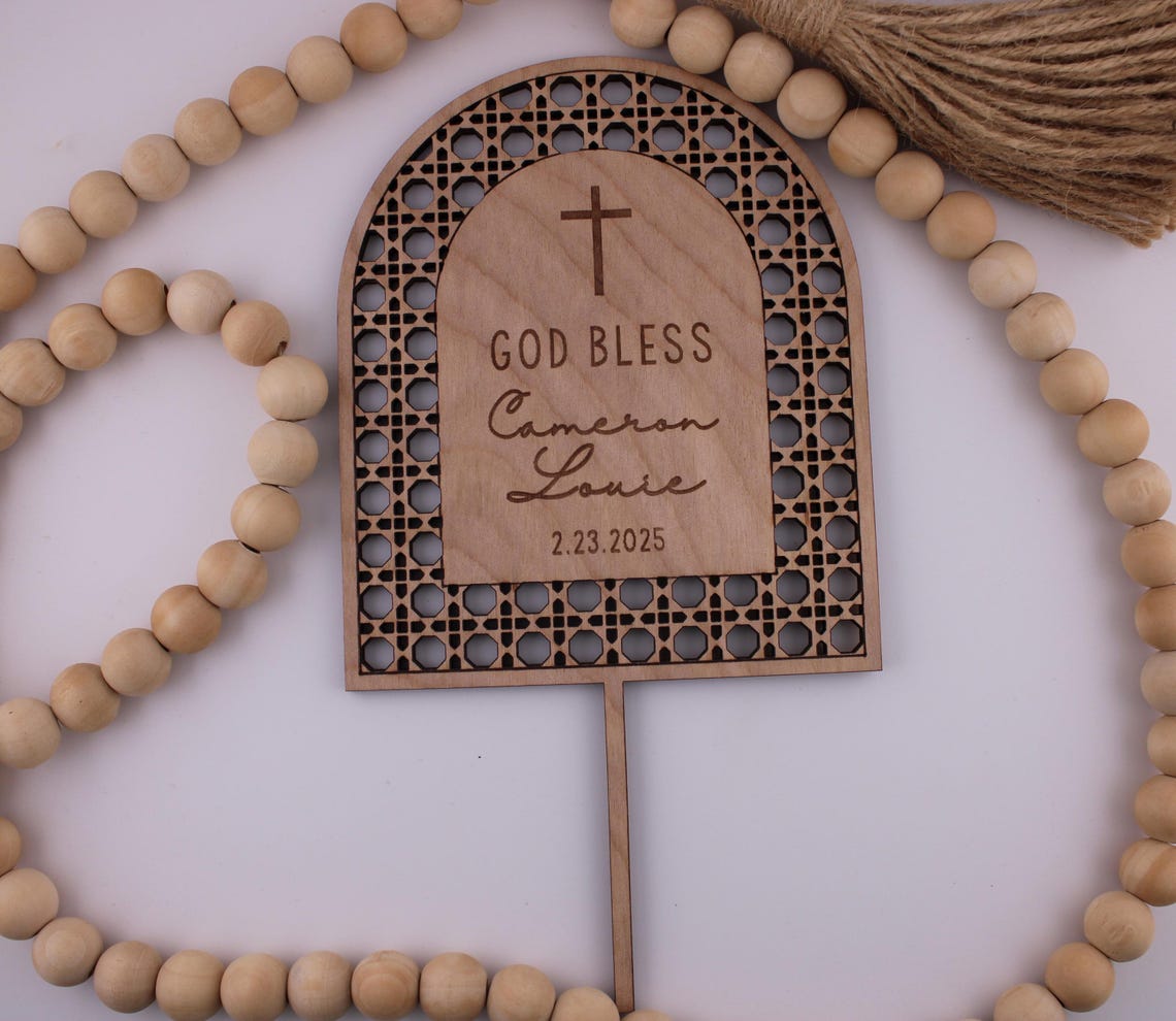 Baptism Cake Topper, Holy Communion, Communion Cake Topper, Dedication ...