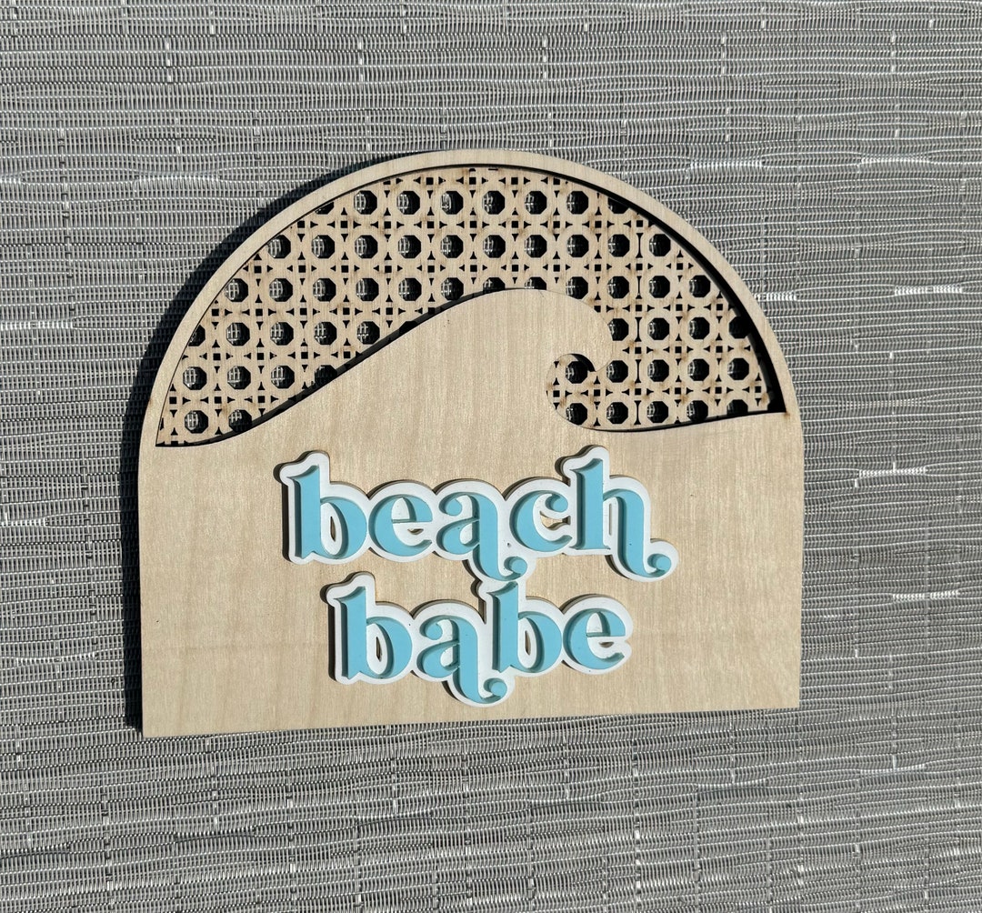 Beach Babe Sign | Beach Babe | Beach Nursery - Etsy
