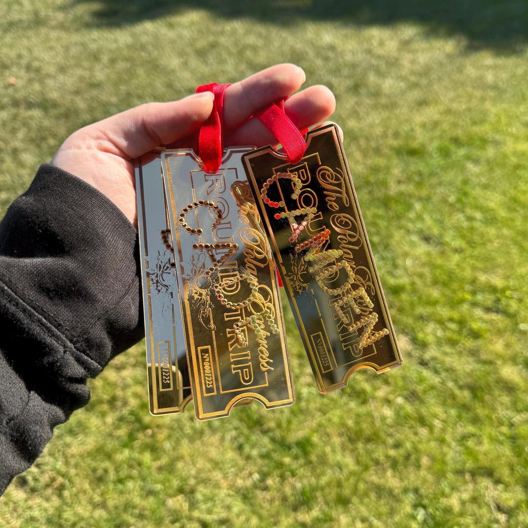 Polar Express Ticket, Train Ticket, Polar Express Ornament, Christmas ...