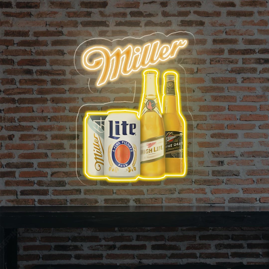 Beer LED Neon Sign, Open Bar Neon Sign, Neon Bedroom Decor, Neon Sign ...