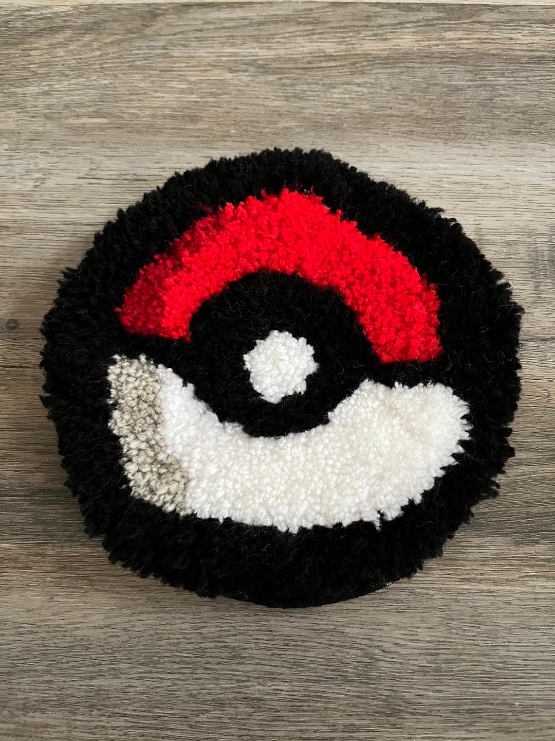 Pokéball Mini Rug - Etsy