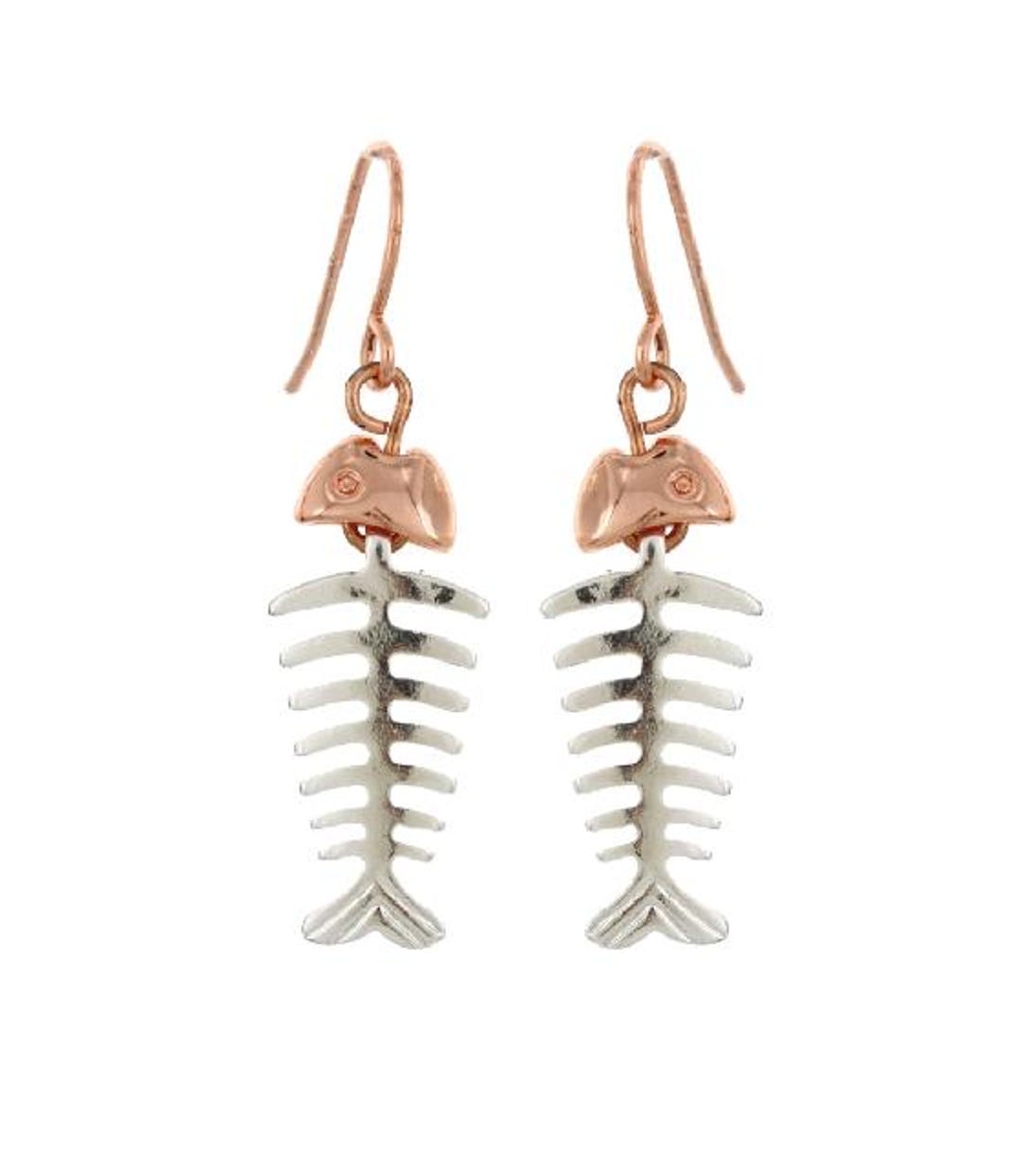 Fish Bone Earring Fish Bone Jewelry Fish Earrings Fish Skeleton Jewelry ...