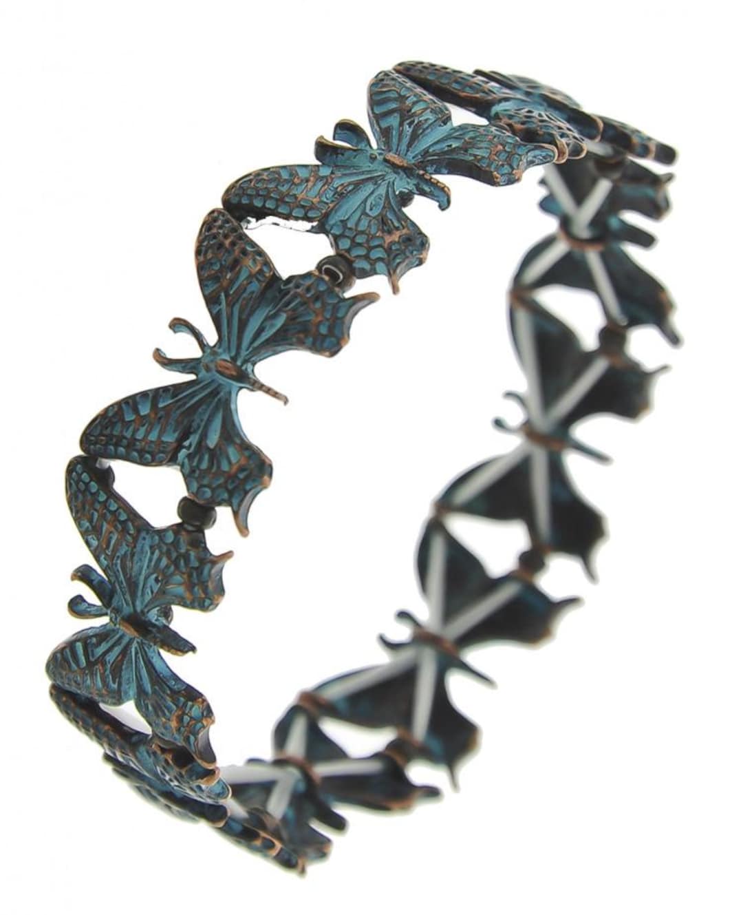 Patina Swallowtail Butterfly Art Nouveau Jewelry Insect Jewelry Bug ...