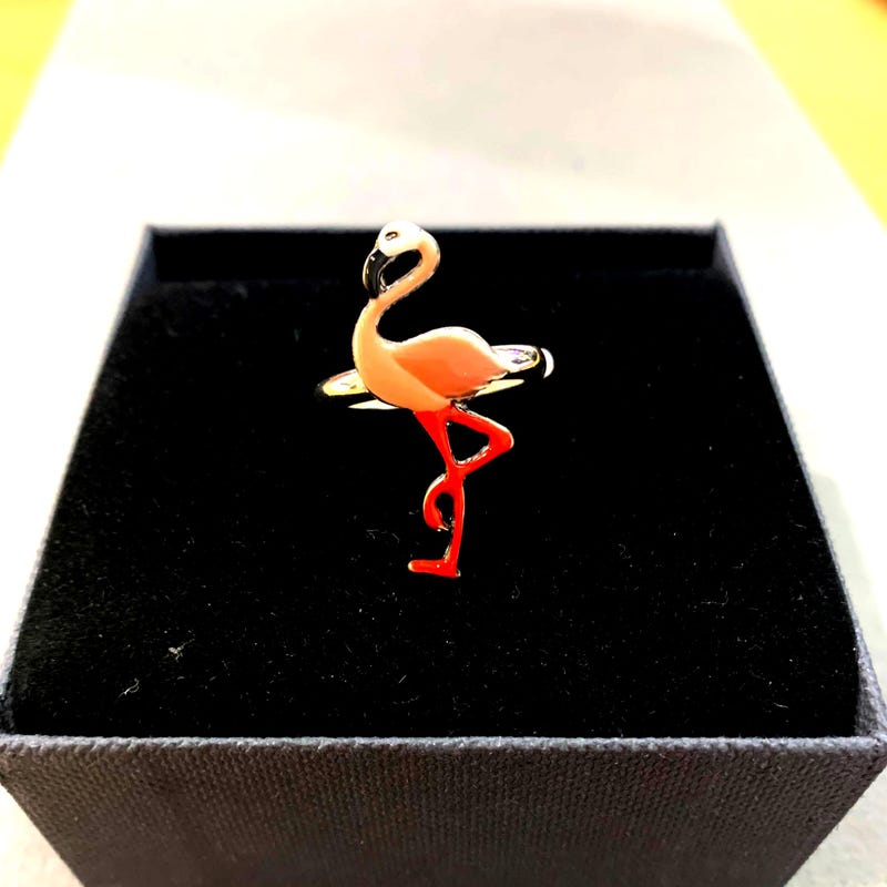 Flamingo Ring - Etsy