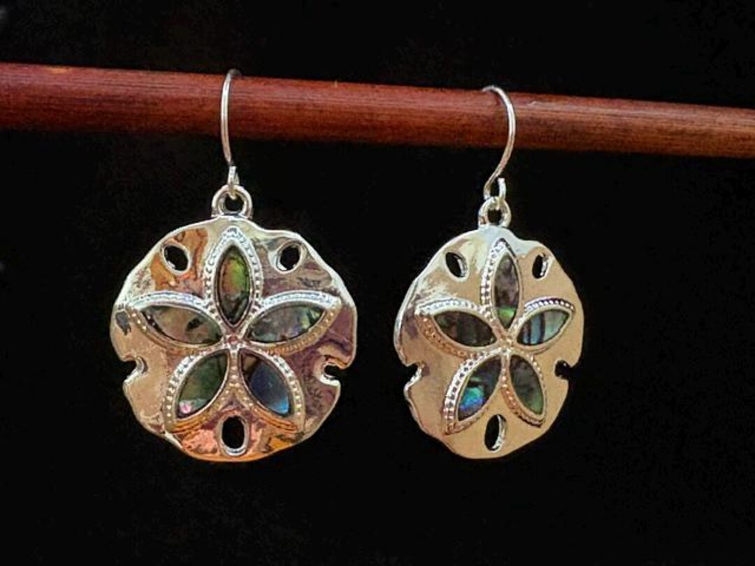 Fancy Abalone Sand Dollar Ocean Sea Handmade Jewelry, for Women Gifts ...