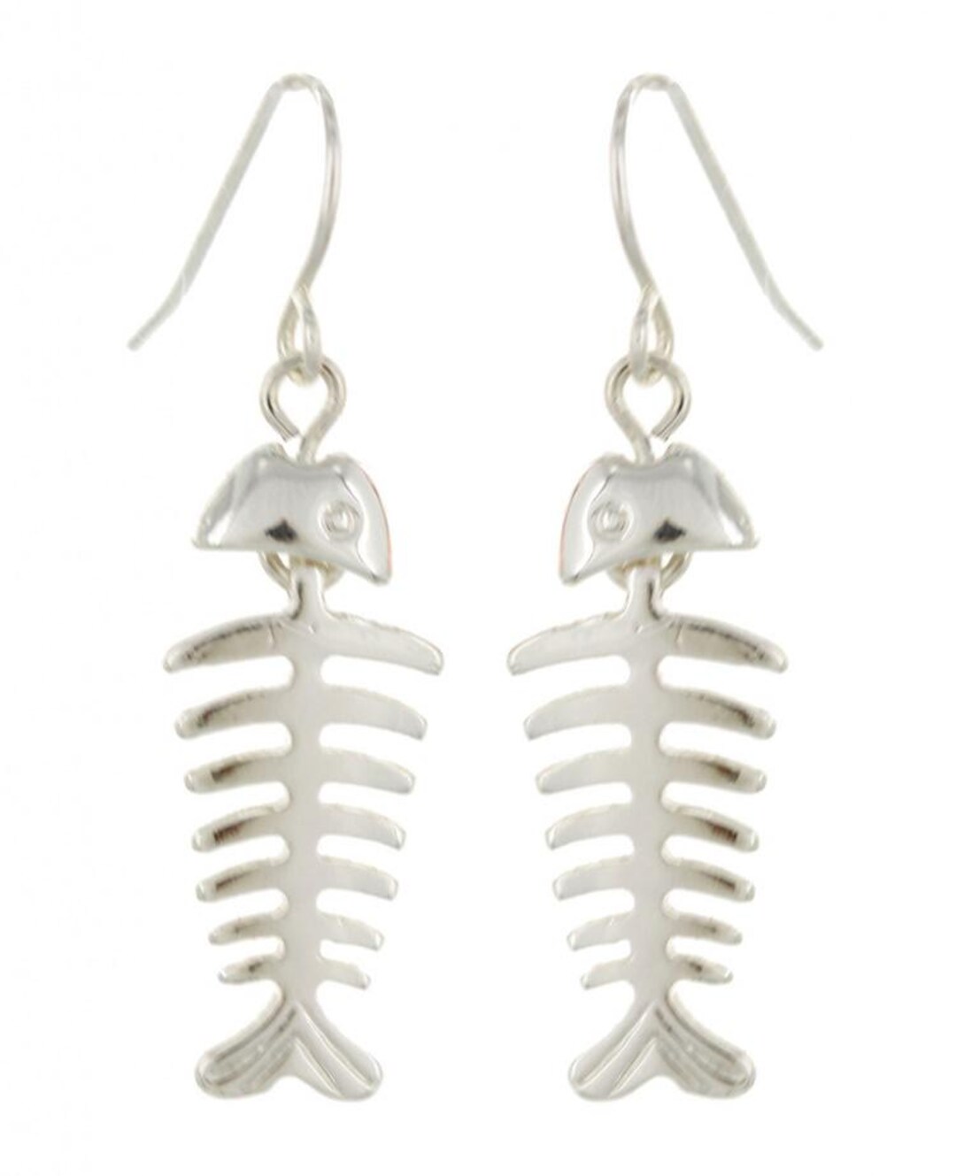 Fish Bone Earring Fish Bone Jewelry Fish Earrings Fish Skeleton Jewelry ...