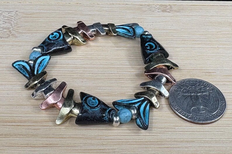 Fun***fish Bone Bracelet Fish Bone Jewelry Stretch Bracelet Fish ...