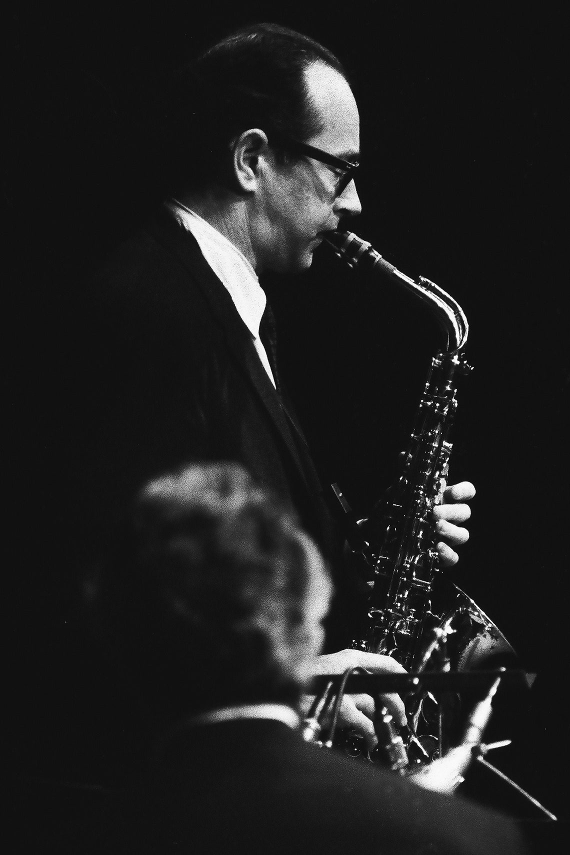 Paul Desmond and Dave Brubeck at the Monterey Jazz Festival in the ...