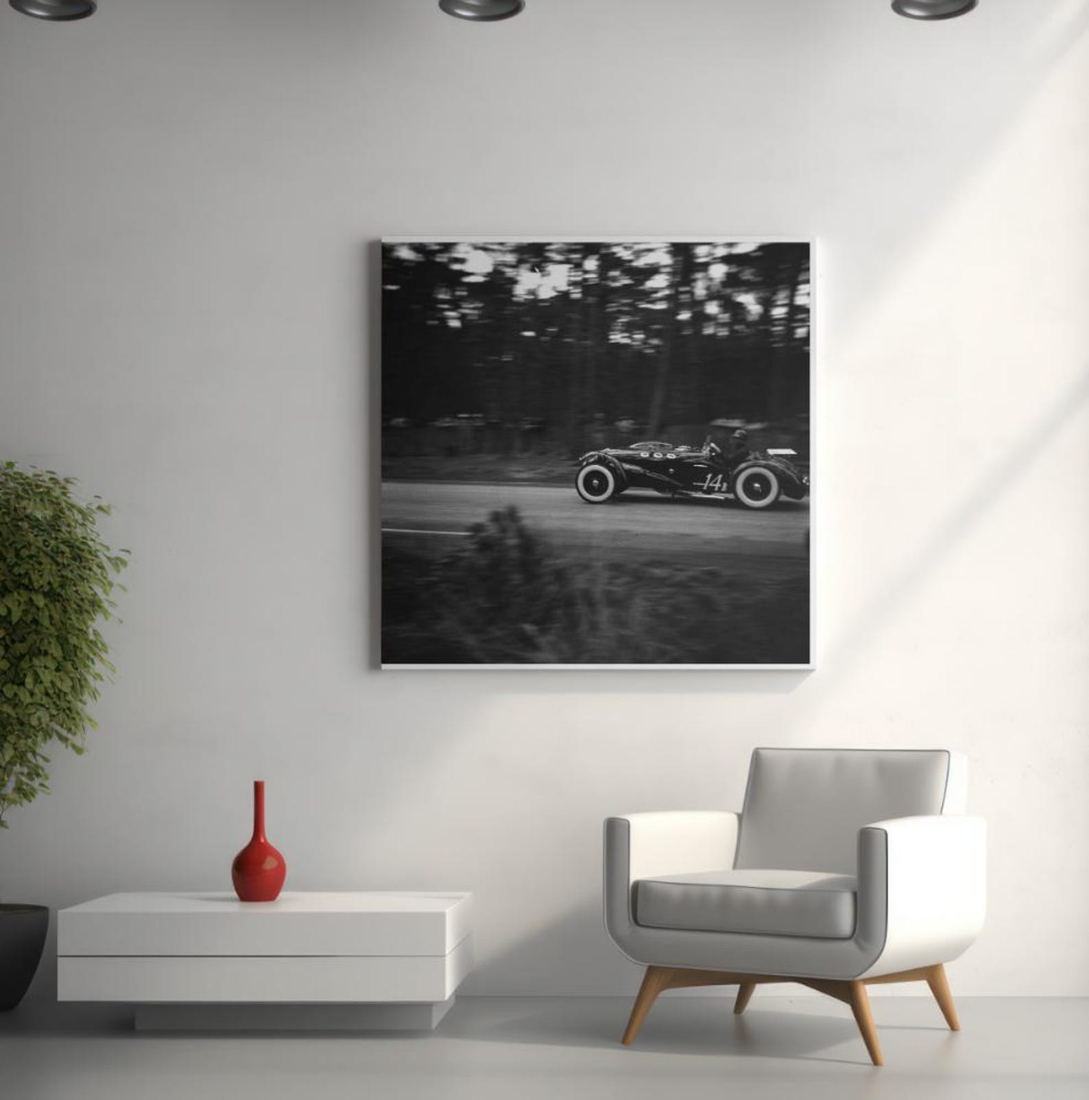 Bill Pollack HWM Special in the 1950's Racing in the Woods of Pebble ...