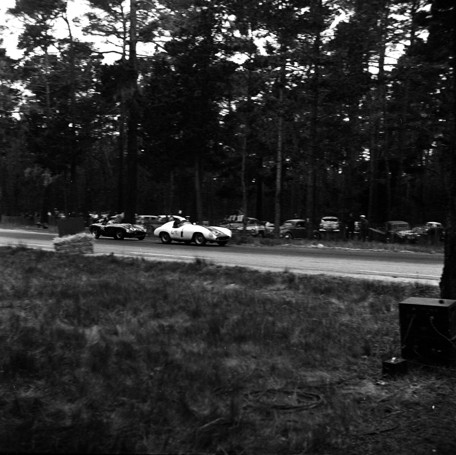 Carrol Shelby, Jack Mc Afee, Vintage Pebble Beach Race Car Photo ...