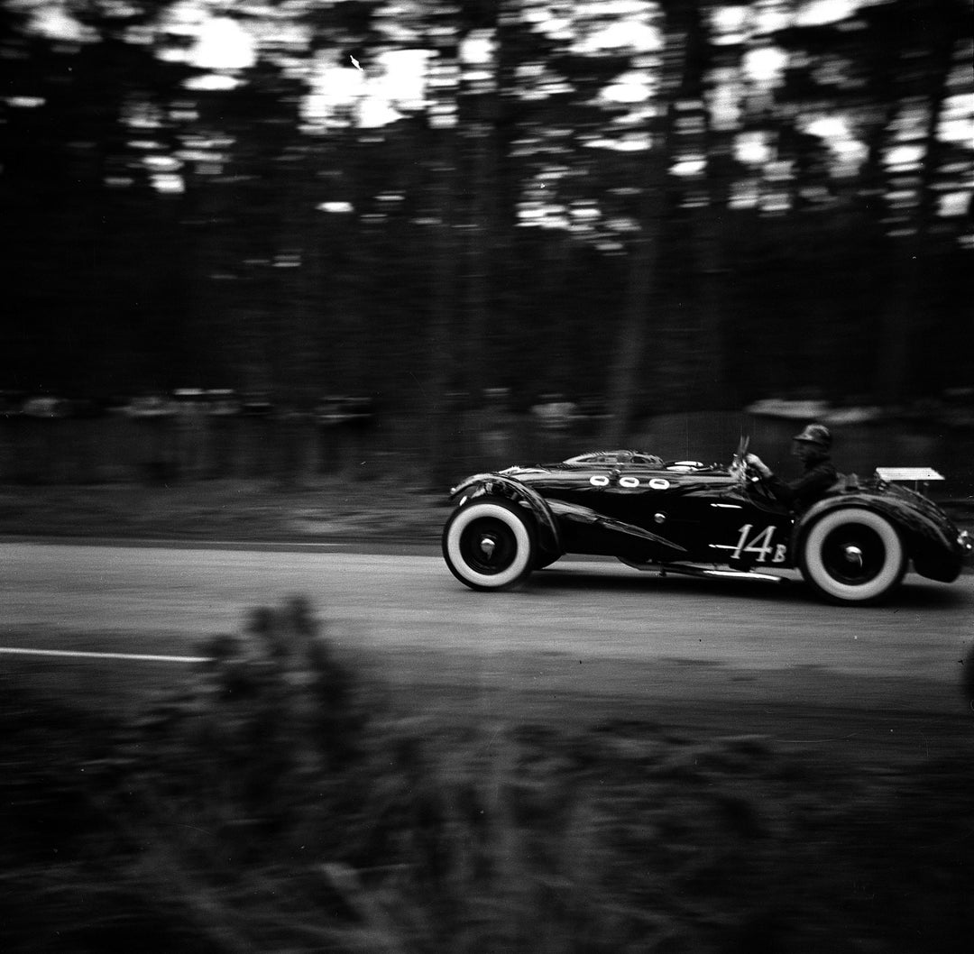 Bill Pollack HWM Special in the 1950's Racing in the Woods of Pebble ...