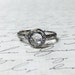 Sybella Ring - Vintage Inspired Sterling Silver Ring With Double Rose ...