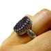 Cassandra Ring Gothic Sterling Silver Ring With Large Oval - Etsy