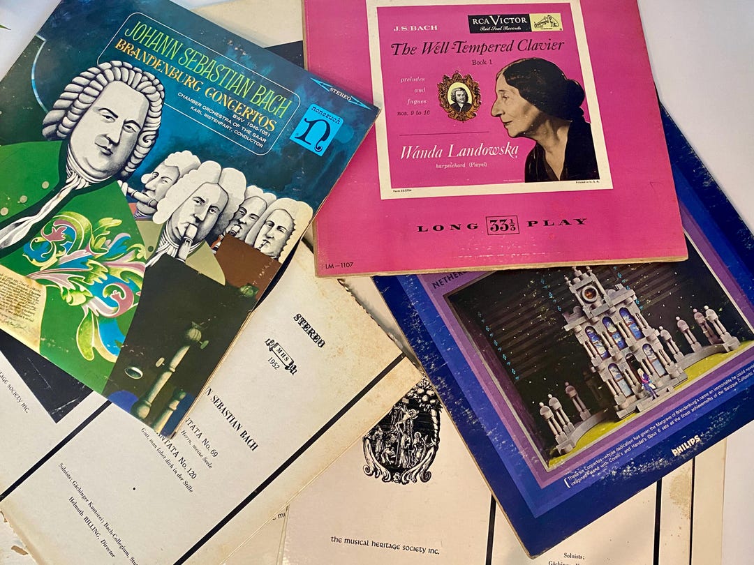 Vintage Classical Vinyl Records Music Lps: Bach Haydn Purcell Vivaldi Mozart Handel Mixed ...