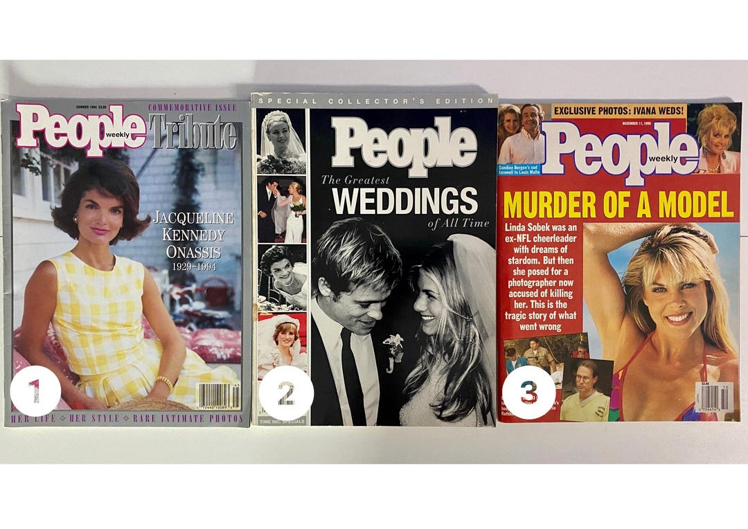 Vintage People Magazine 1990s Pop Culture News Media Current Events ...