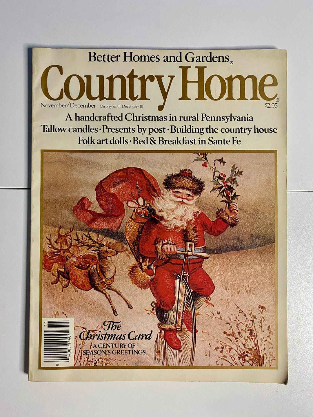 Better Homes & Gardens Country Home Magazine November December 1984 ...