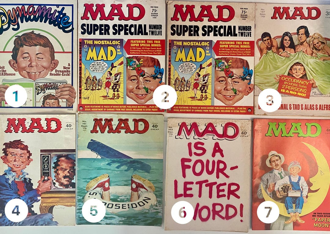 MAD Magazine 1970s Super Special Edition Choose Your Own Comedy Comics ...