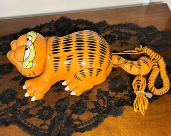 Vintage Garfield Telephone by Tyco Toys – Iconic 1980s Collectible - Etsy