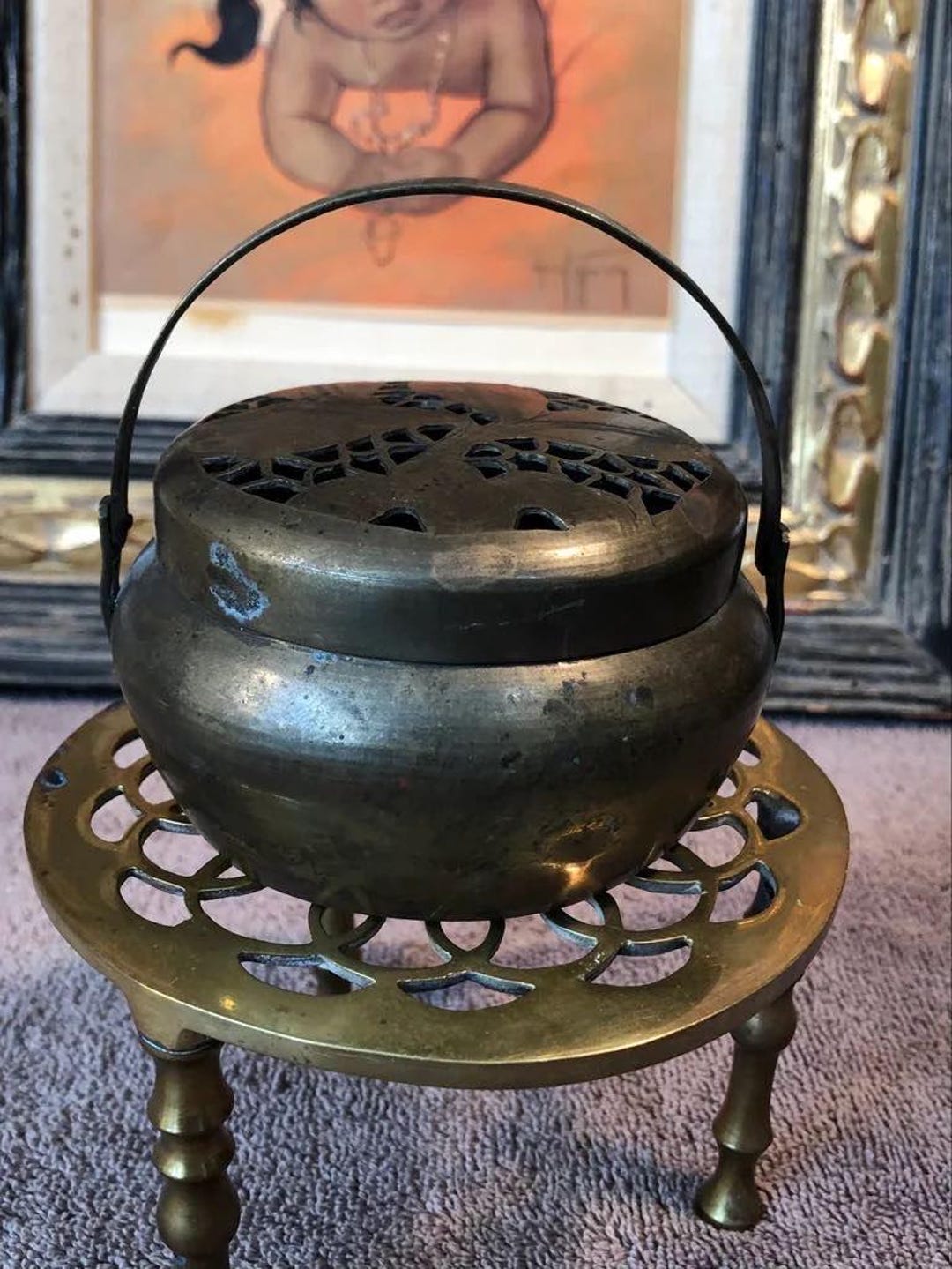 Antique Chinese Hand Warmer / Incense Burner - Etsy