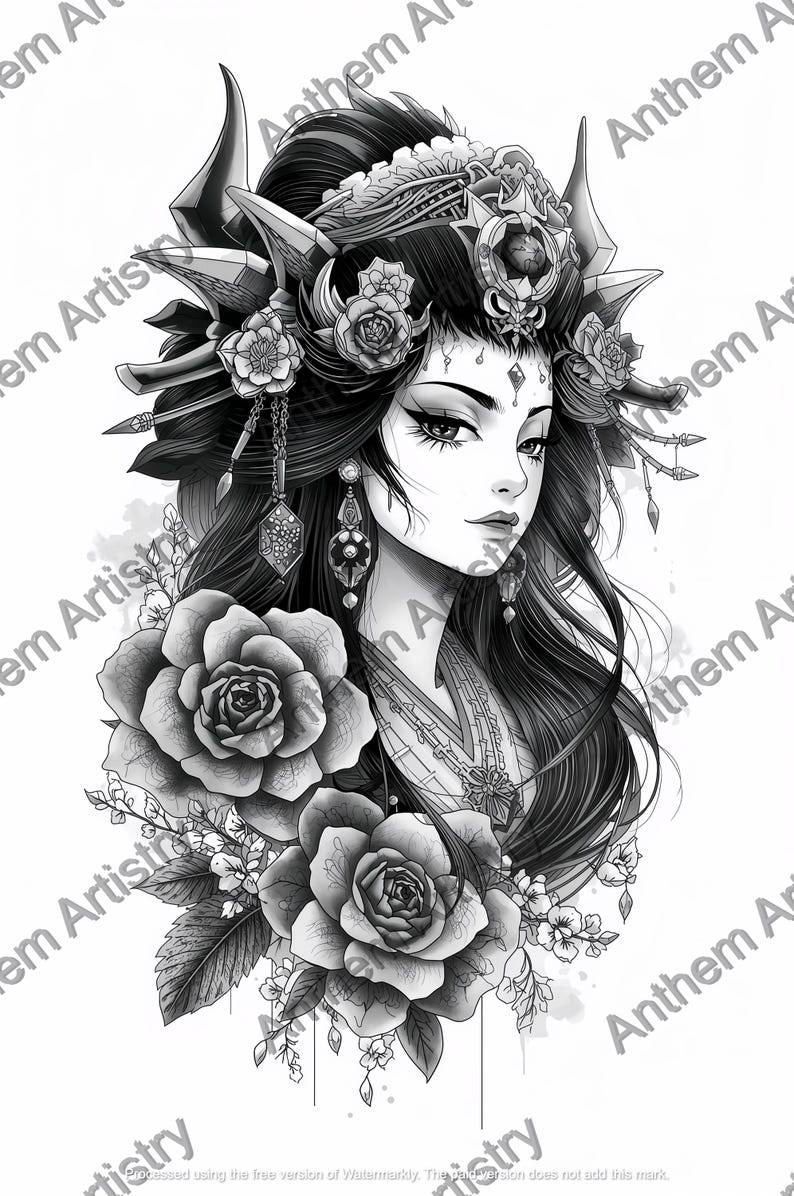 Amaterasu Japanese Goddess - 8 Designs - Digital Art for Download ...