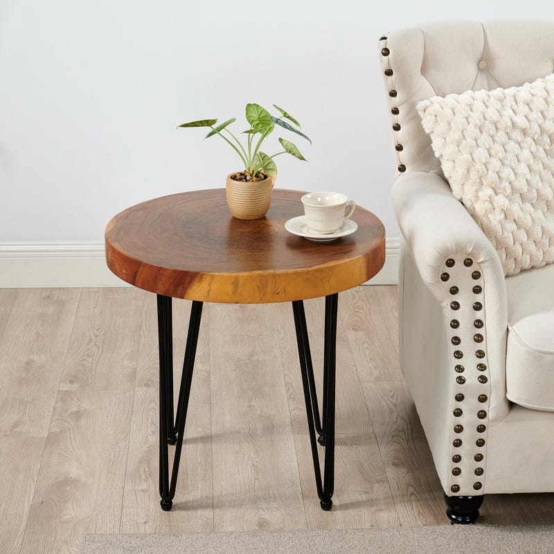 Rustic End Table - Etsy